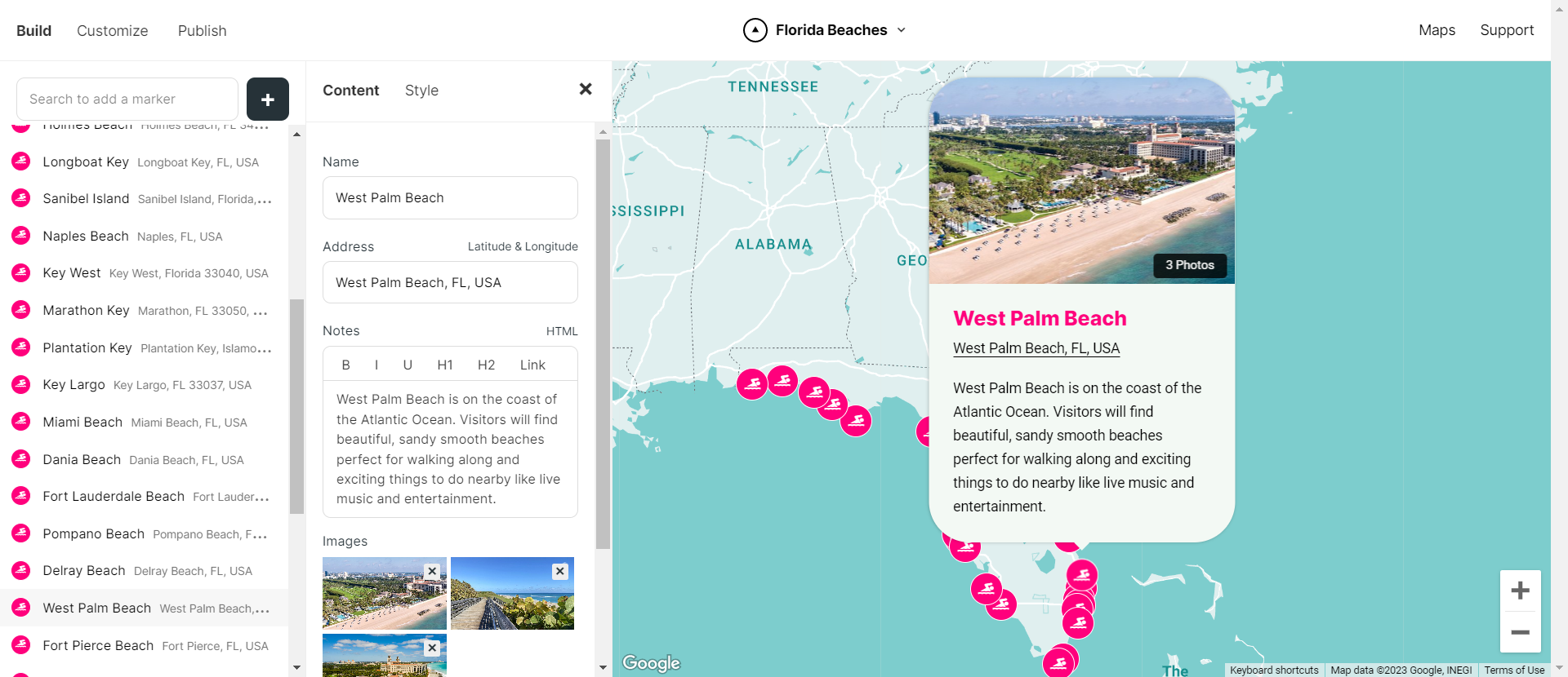 How to Plot Pins on a Map Using Atlist - Atlist